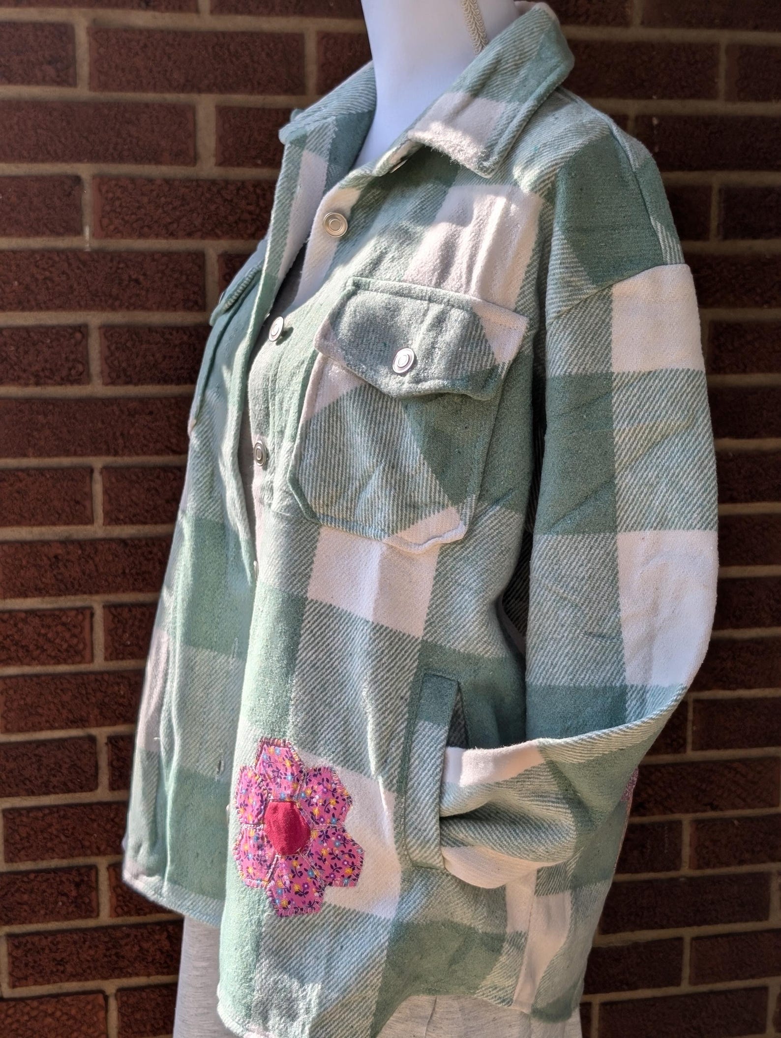 Simple Shacket Quilt Block Accent Women's Medium - Etsy