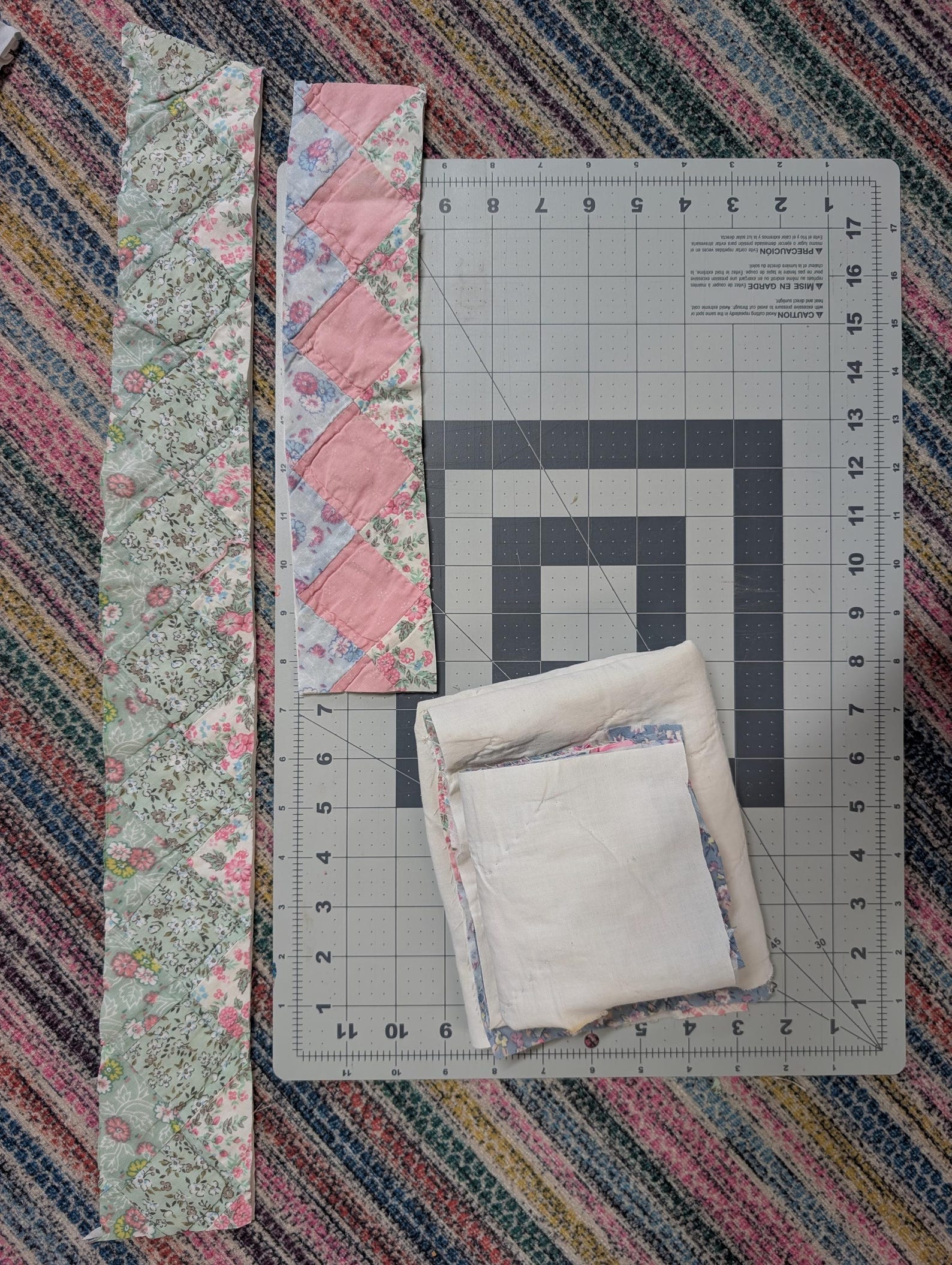 Cutter Quilt Rework Upcycle DIY Scraps - Etsy