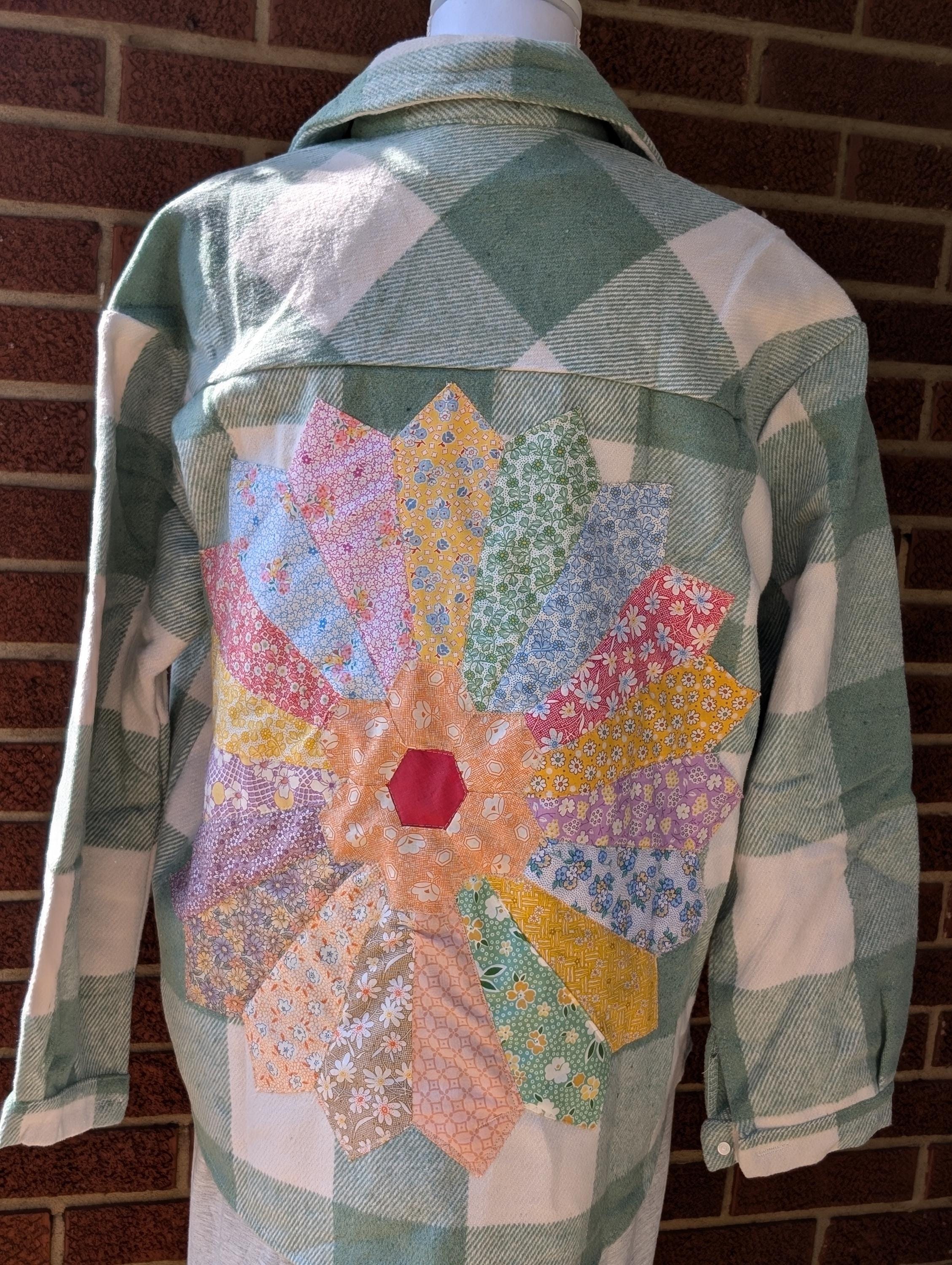 Simple Shacket Quilt Block Accent Women's Medium - Etsy