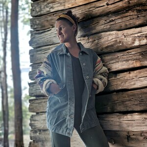 Quilt Jean Jacket Small + Medium - Etsy