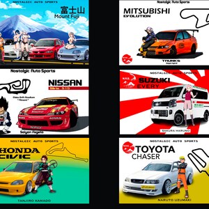 ANIME / JDM Flags & Banners - Etsy