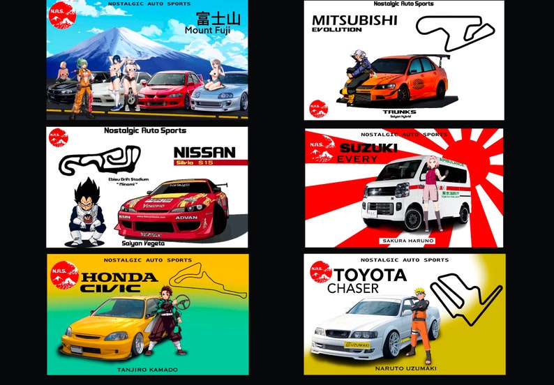 ANIME / JDM Flags & Banners - Etsy