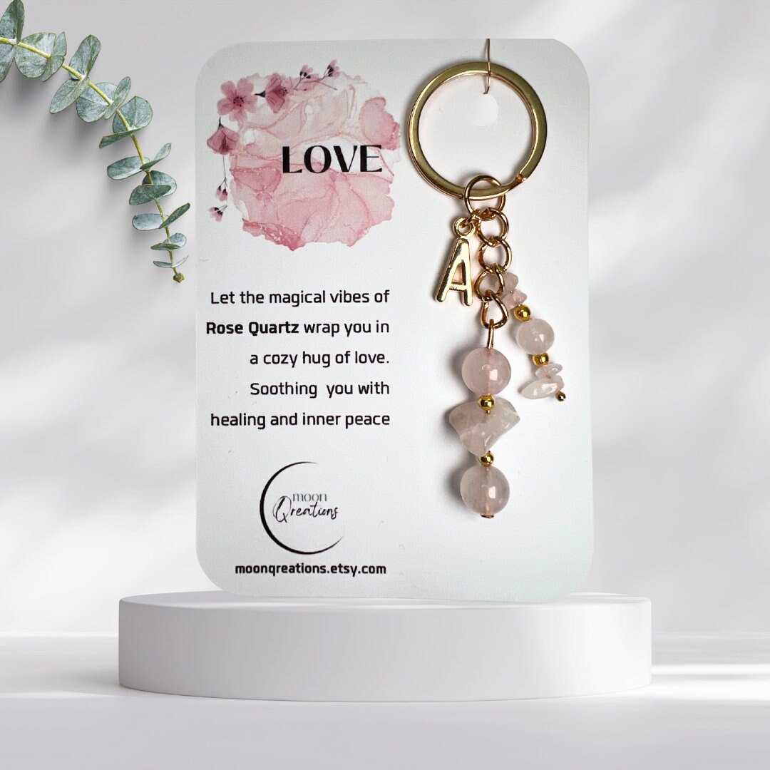 Personalised Crystal Keychain, Phone Charm, Gifts, Spiritual Healing ...
