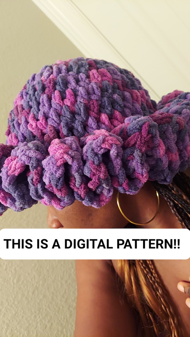 Ruffle Bucket Hat Pattern - Etsy