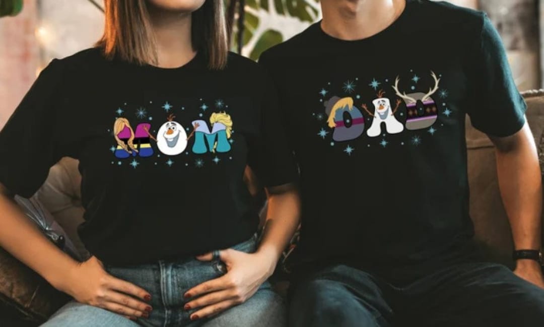 Frozen Mom and Dad Shirt Frozen Inspired Frozen Custom - Etsy