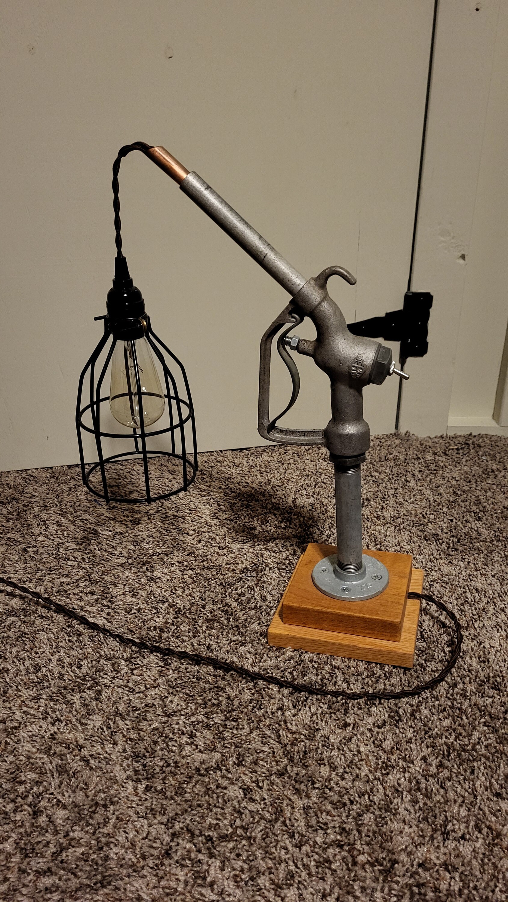 Gas Pump Lamp - Etsy