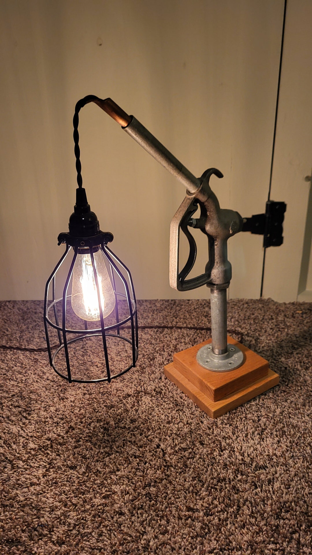 Gas Pump Lamp - Etsy