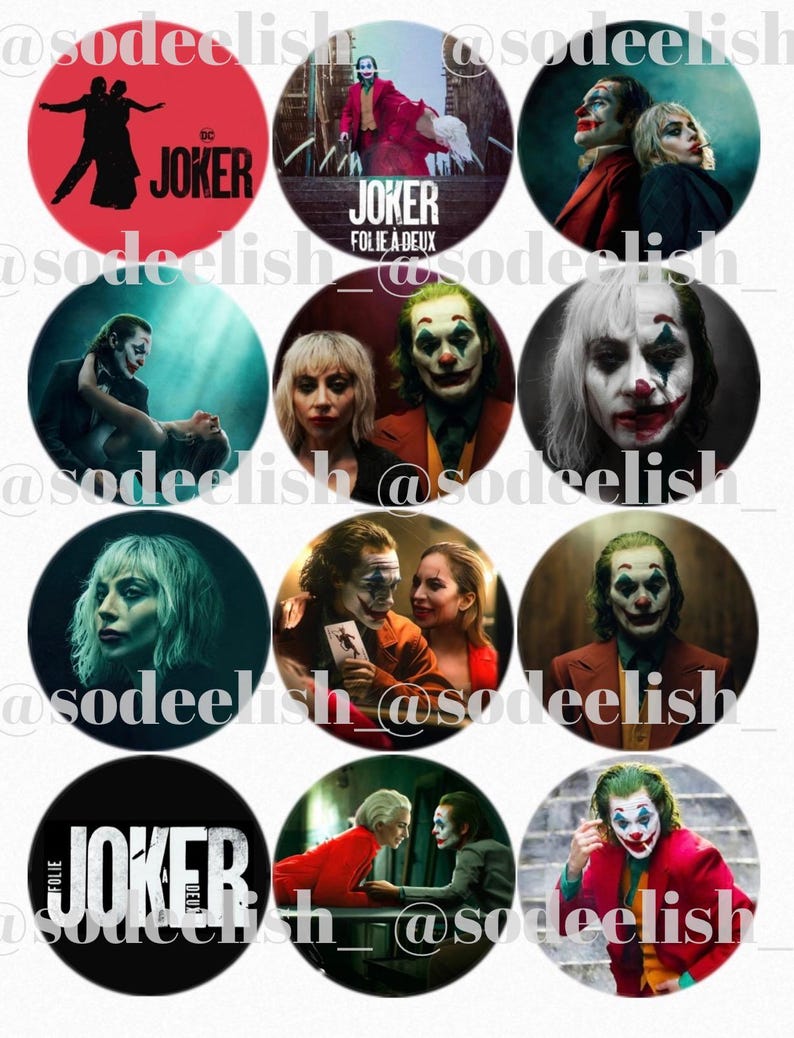 Joker Edible Images - Etsy