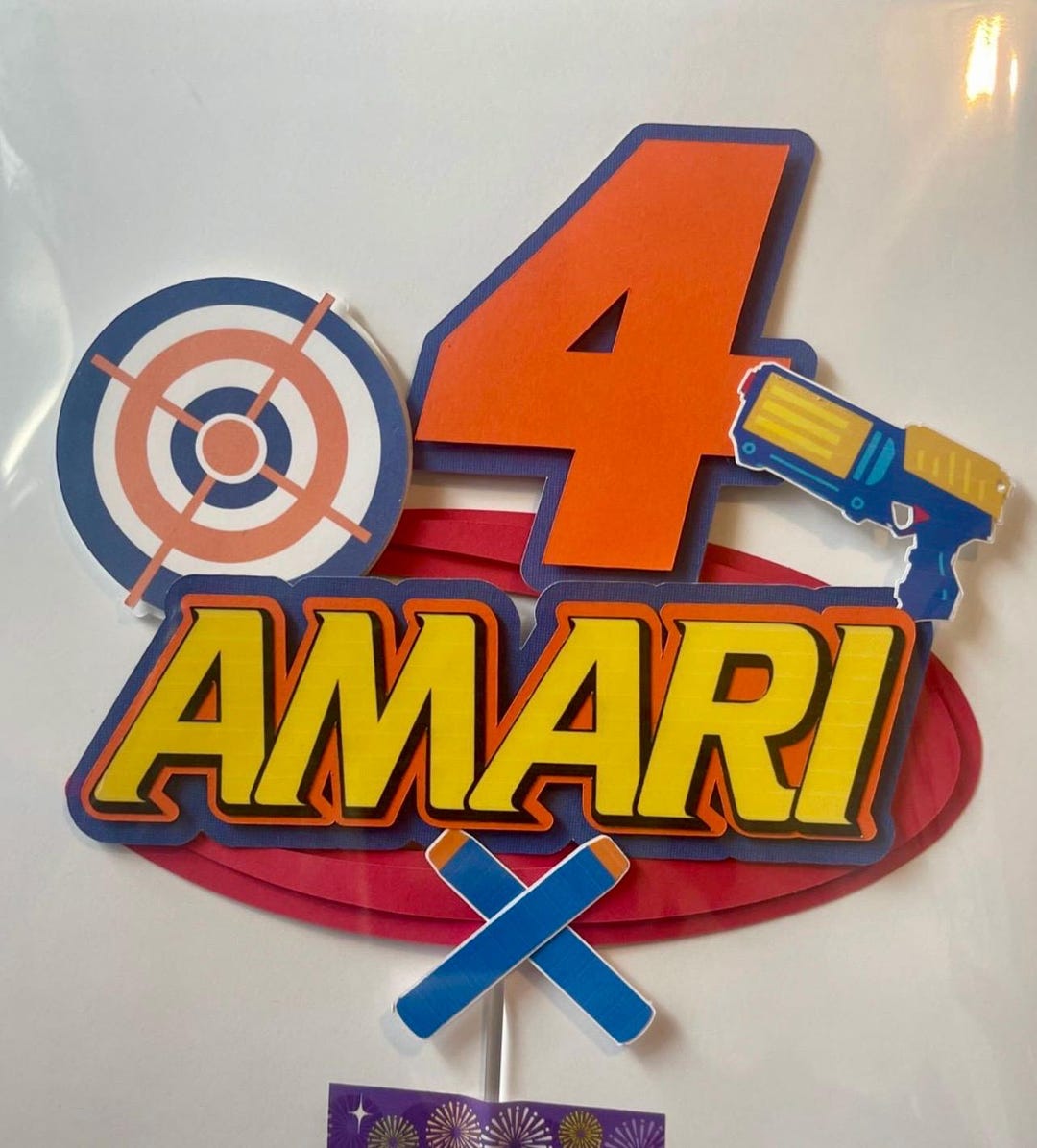 Nerf Cake Topper - Etsy