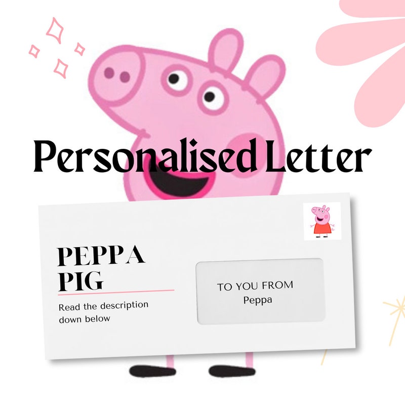 Peppa Pig Printable - Etsy