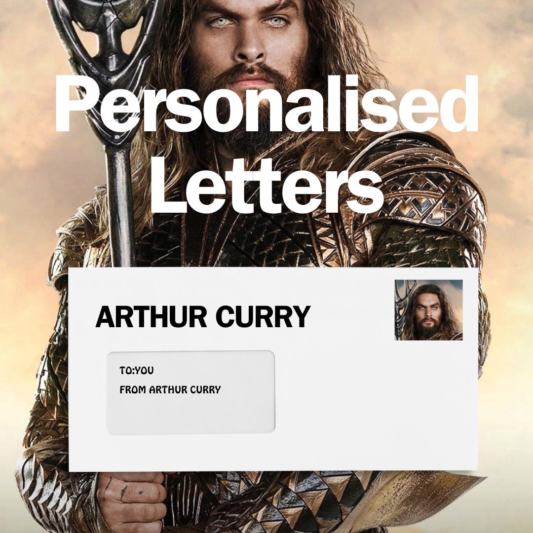 Arthur Curry Personalised Letter | Step Into the Hero or Villain ...