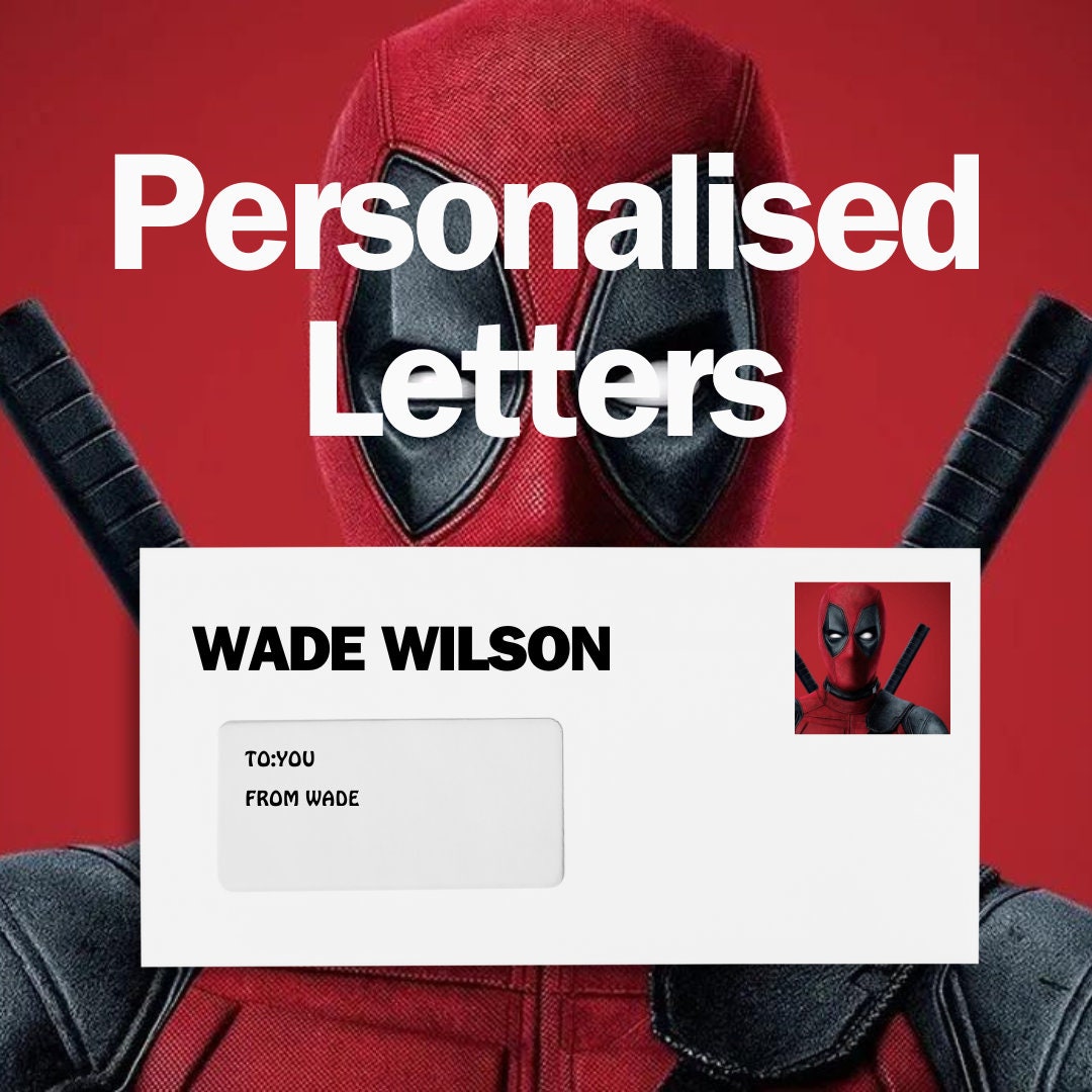 Wade Wilson Personalised Letter | Comfort Letter | Trending | Birthday ...