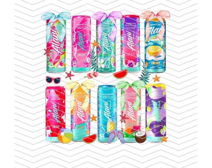 Cute Summer Energy Drinks Alani Obsessed Ready to Press Direct to Film ...