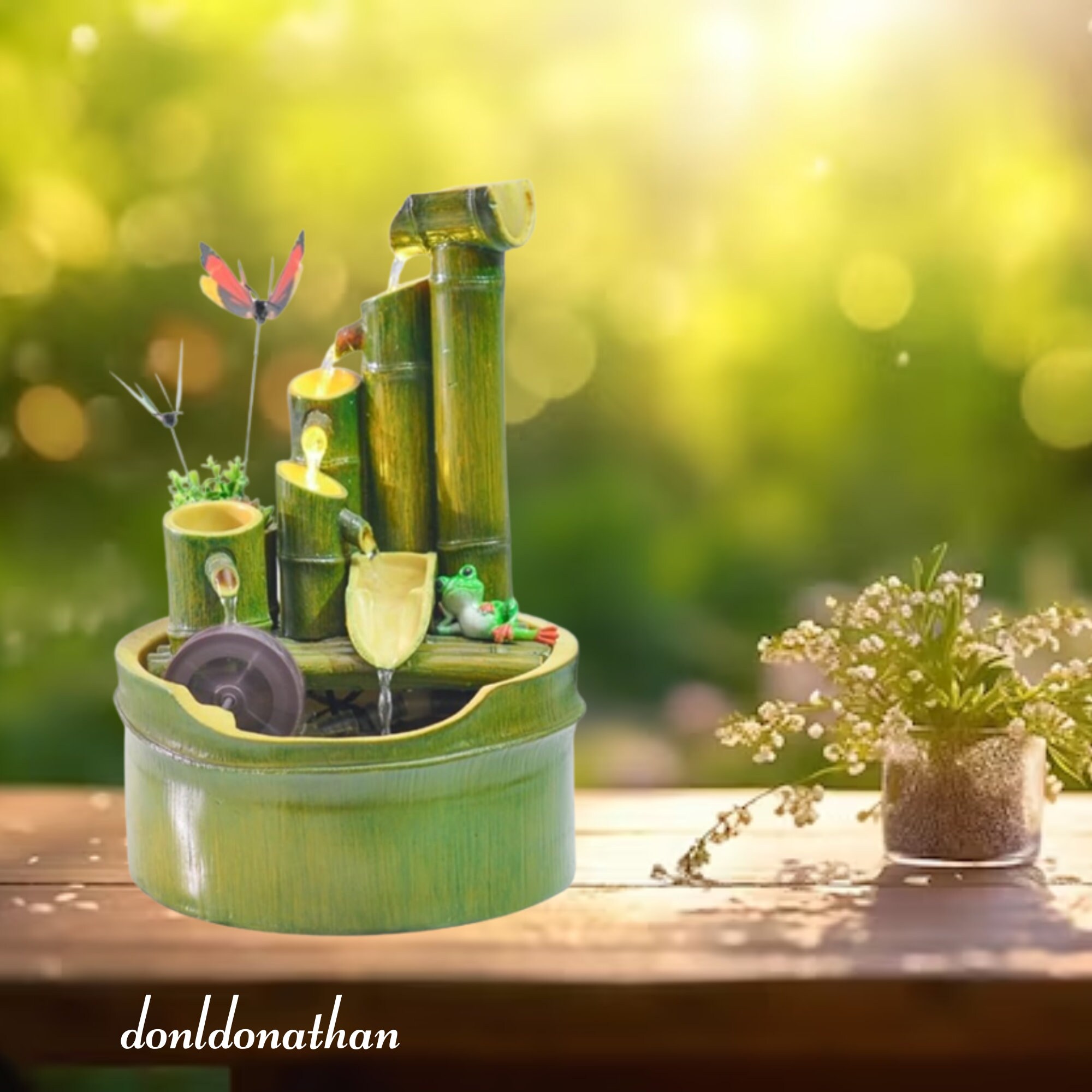 Decorations for Tables Tabletop Water Fountain Waterfall Fountain ...