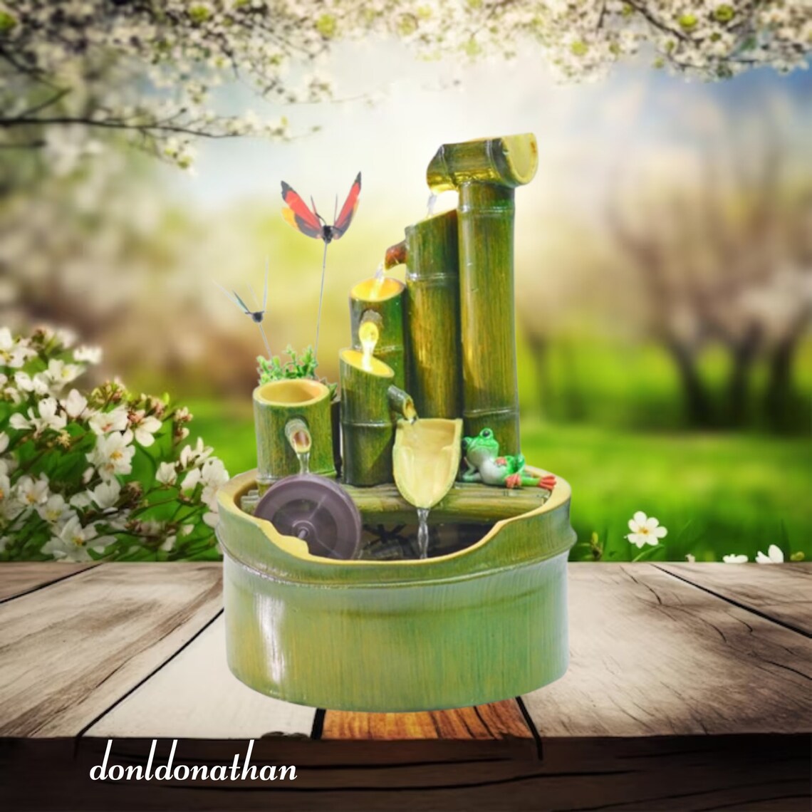 Decorations for Tables Tabletop Water Fountain Waterfall Fountain ...