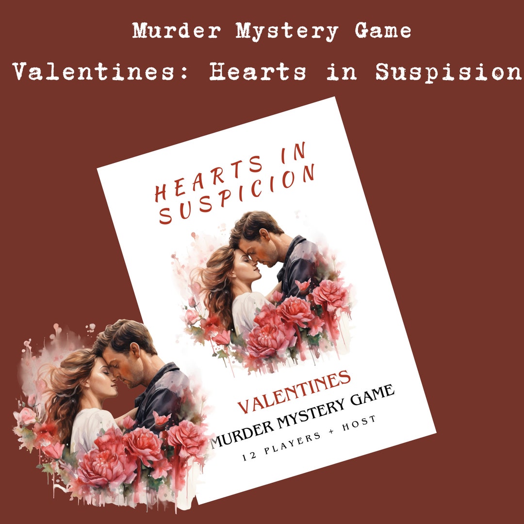 Murder Mystery Game Printable Valentine's Party Game: Murder Mystery ...