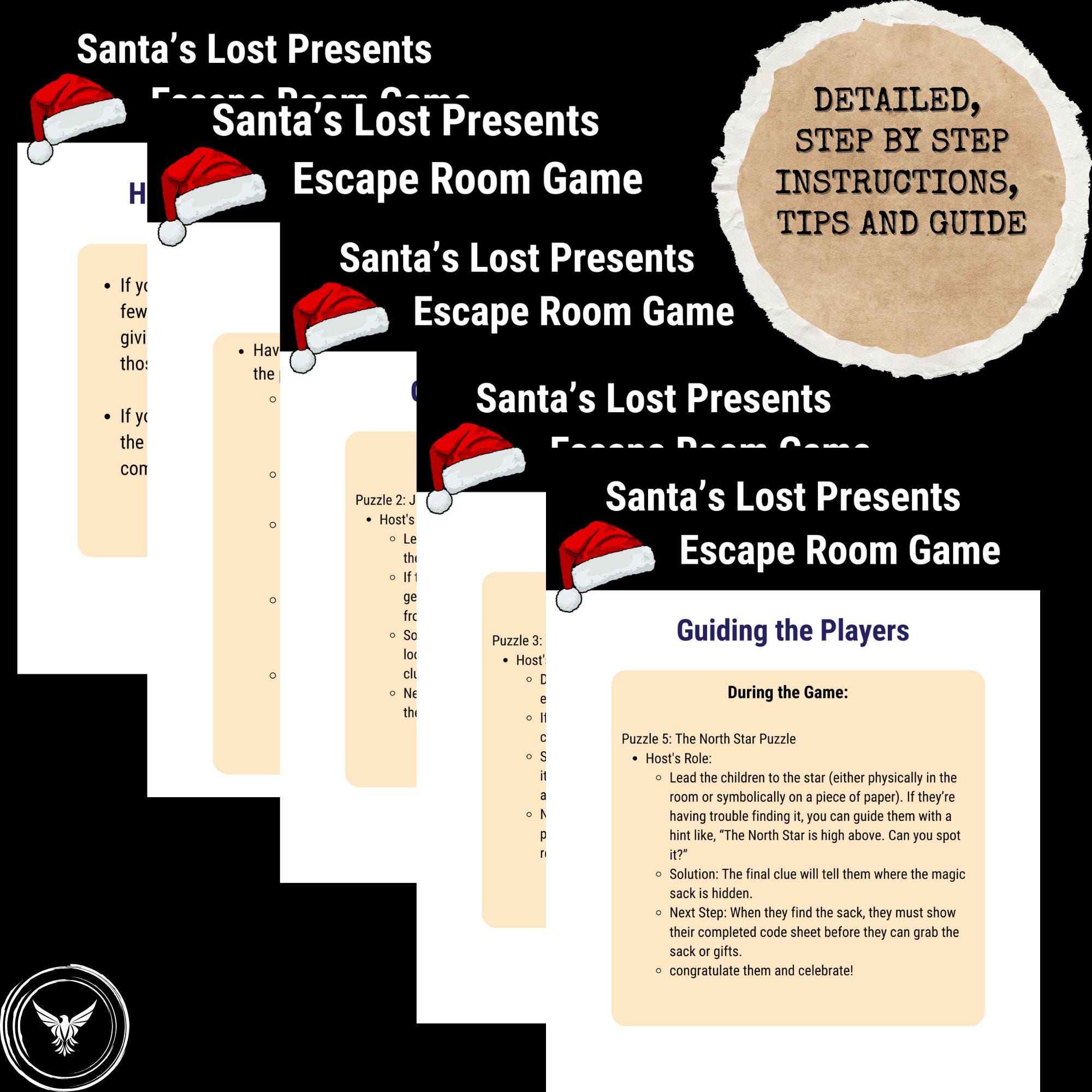 Christmas Escape Room for Kids- Kids Escape Room Game - Printable ...