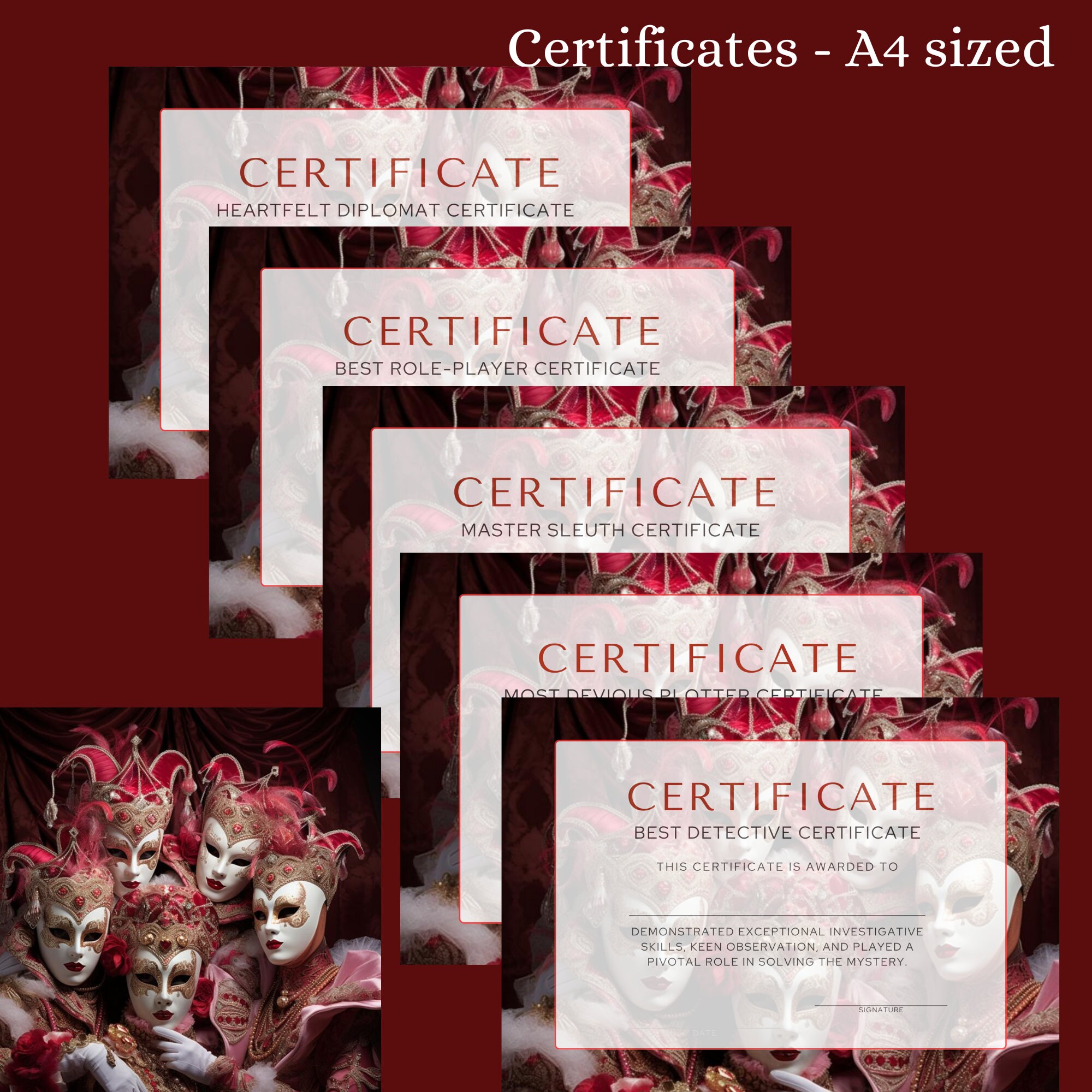 Murder Mystery Game Printable Valentine's Day Party Game: Murder ...