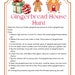 Gingerbread House Hunt Game for Kids: Christmas Scavenger Hunt Mystery ...