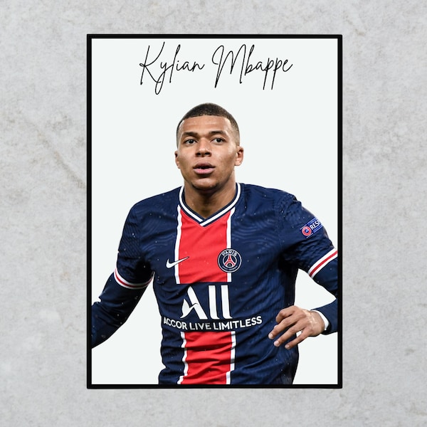 Mbappe Fan Art - Etsy