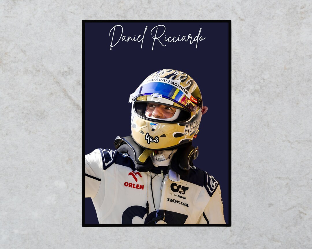 Daniel Ricciardo Print Instant Download Wall Art Poster F1 Australia ...