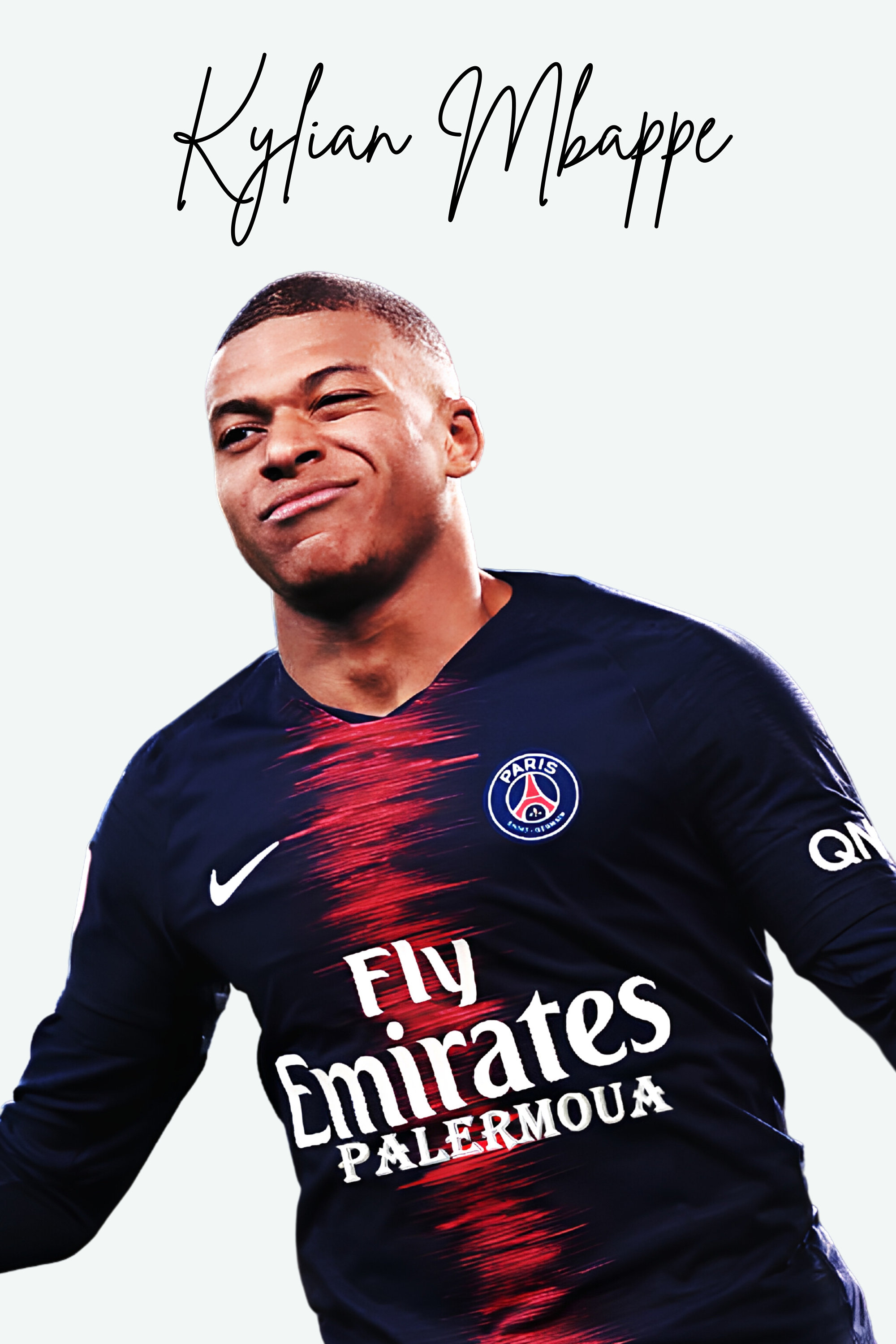 Kylian Mbappe Print Instant Download Wall Art Poster Football Soccer ...