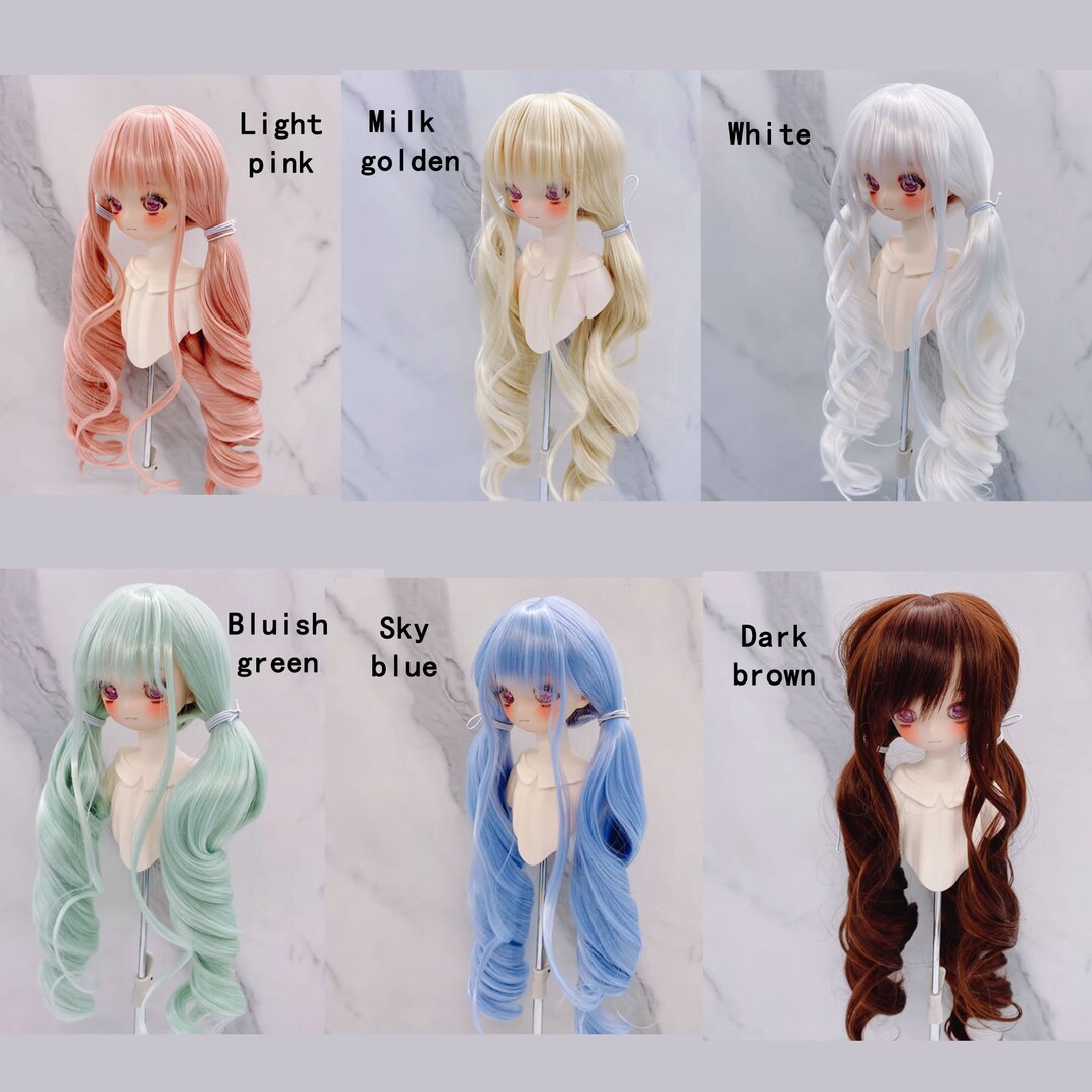 1/3 1/4 Retro Style Wig for BJD Dolls 6 Colors SD Msd Yosd - Etsy