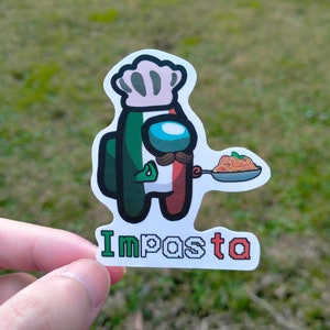 Funny Among Us Sticker Laptop, Water Bottle, Journal, Diary, Scrapbook ...