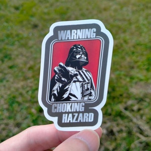 Choking Hazard Meme Sticker Laptop, Water Bottle, Journal, Diary ...