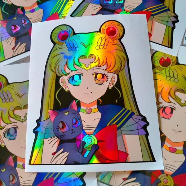 Anime Princess Serenity Sticker - Etsy