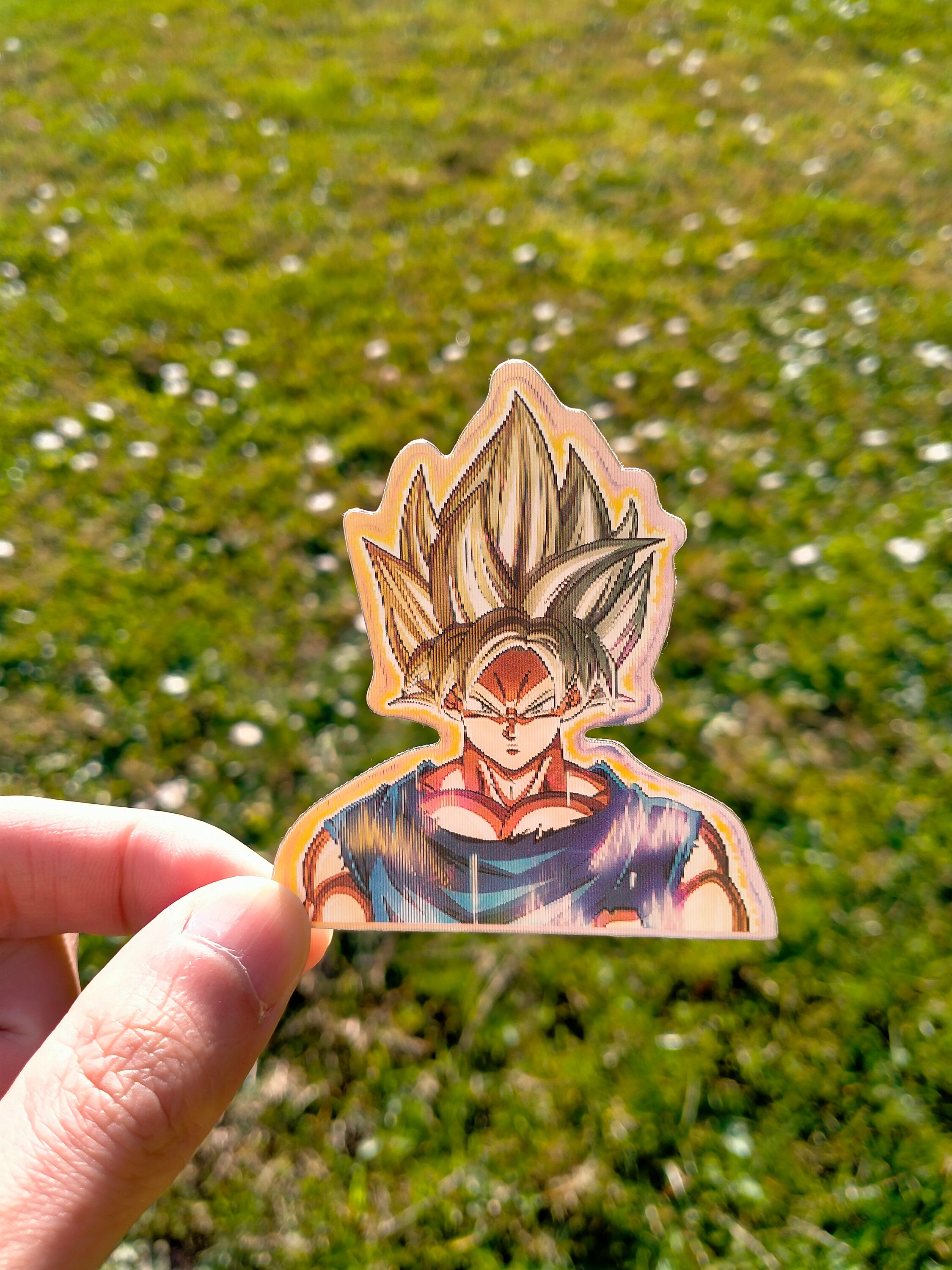 Ultra Instinct 3D Anime Motion Sticker Laptop, Phone, Journal, Diary ...