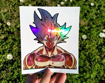 Pika Peeker Holographic Decal Anime Sticker laptop, Car, Journal, Diary ...