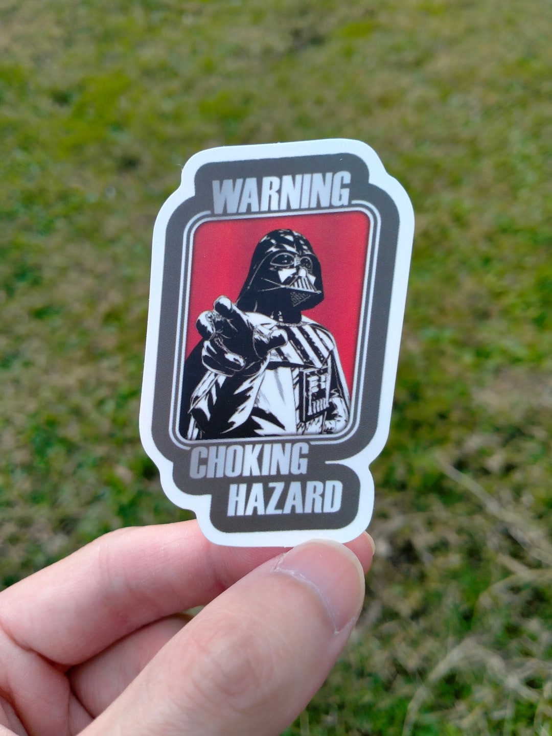 Choking Hazard Meme Sticker Laptop, Water Bottle, Journal, Diary ...