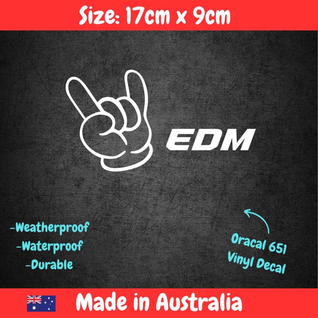 EDM Vinyl Bumper Stickers | JDM Inspired Car Accessories | Oracal 651 ...