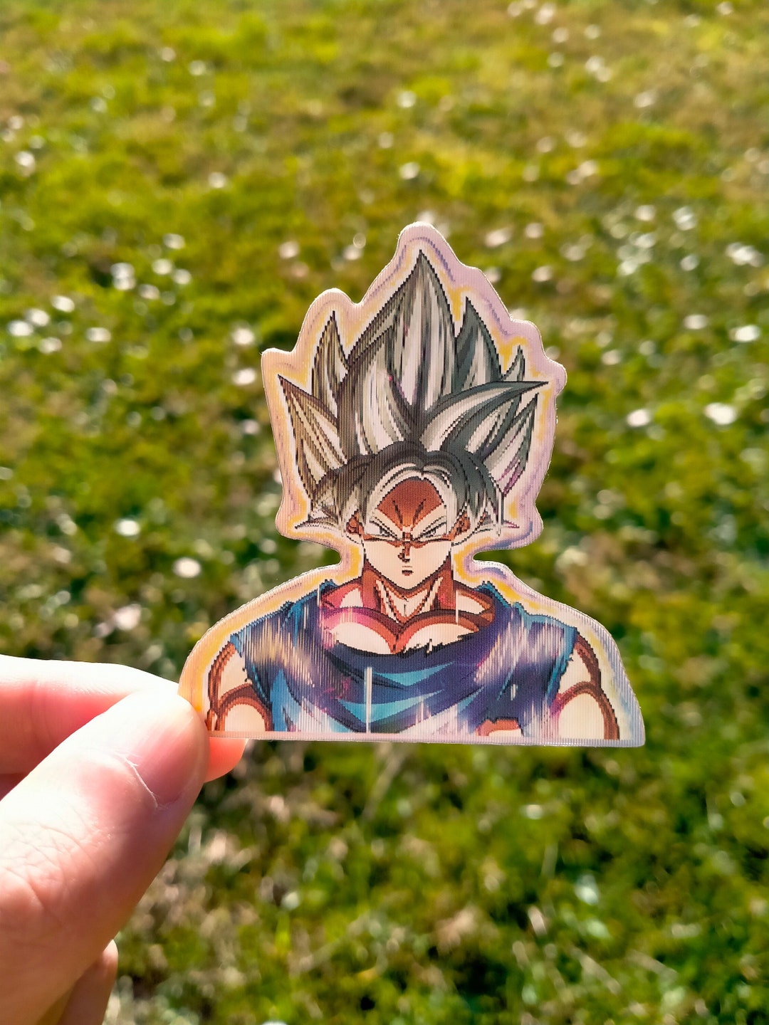 Ultra Instinct 3D Anime Motion Sticker Laptop, Phone, Journal, Diary ...