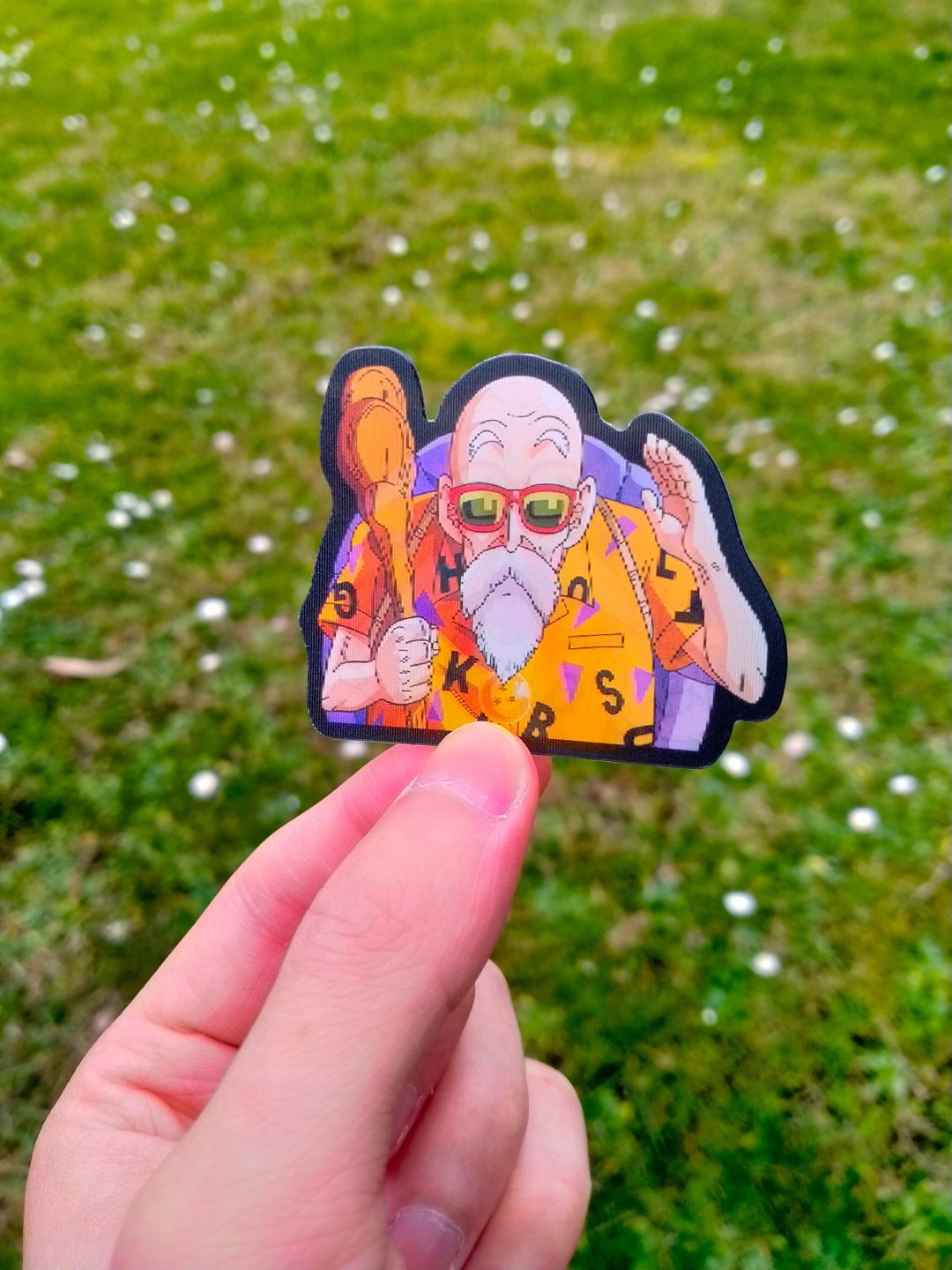 Turtle Hermit 3D Anime Motion Sticker Laptop, Phone, Journal, Diary ...