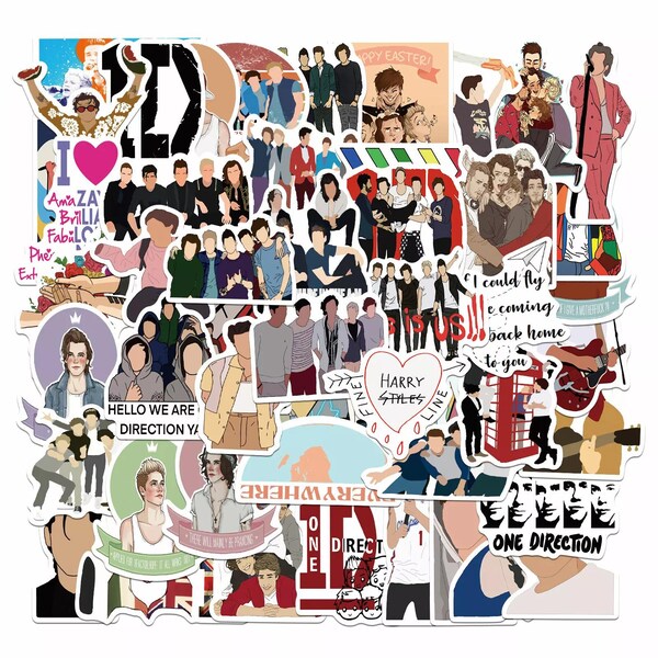 One Direction Stickers - Etsy