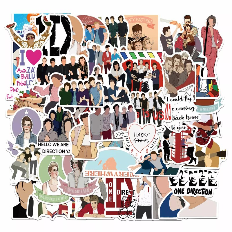 One Direction Stickers - Etsy