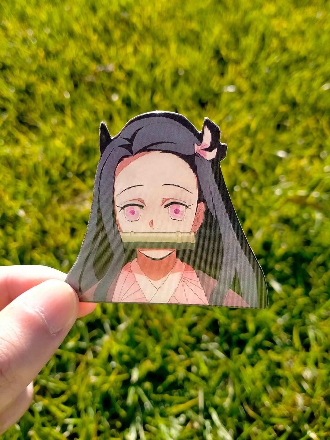 Nezuko Demon Slayer Anime Motion Sticker 3D | Laptop, Phone, Journal ...