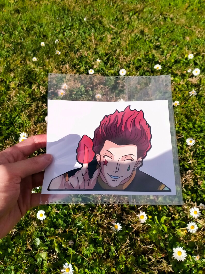 Bungee Gum Holographic Decal Anime Sticker laptop, Car, Journal, Diary ...