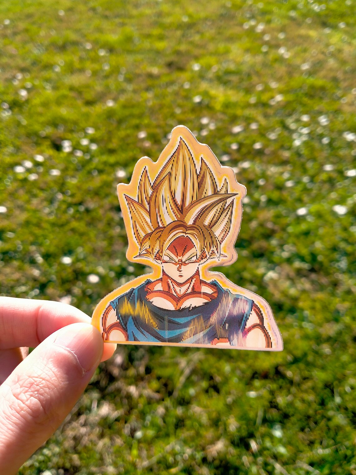 Ultra Instinct 3D Anime Motion Sticker Laptop, Phone, Journal, Diary ...