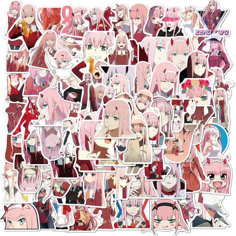 Zero Two Stickers - Etsy