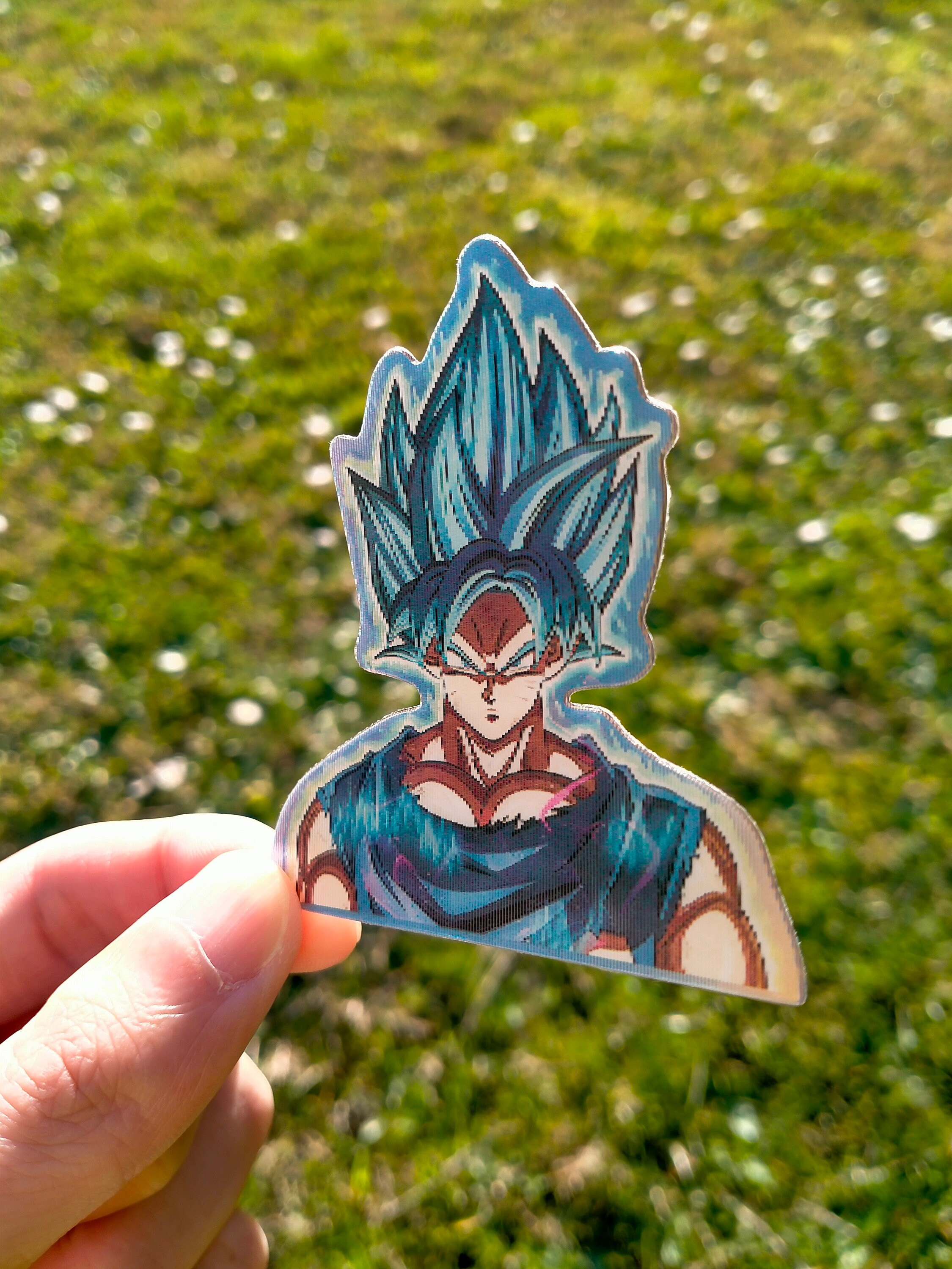 Ultra Instinct 3D Anime Motion Sticker Laptop, Phone, Journal, Diary ...