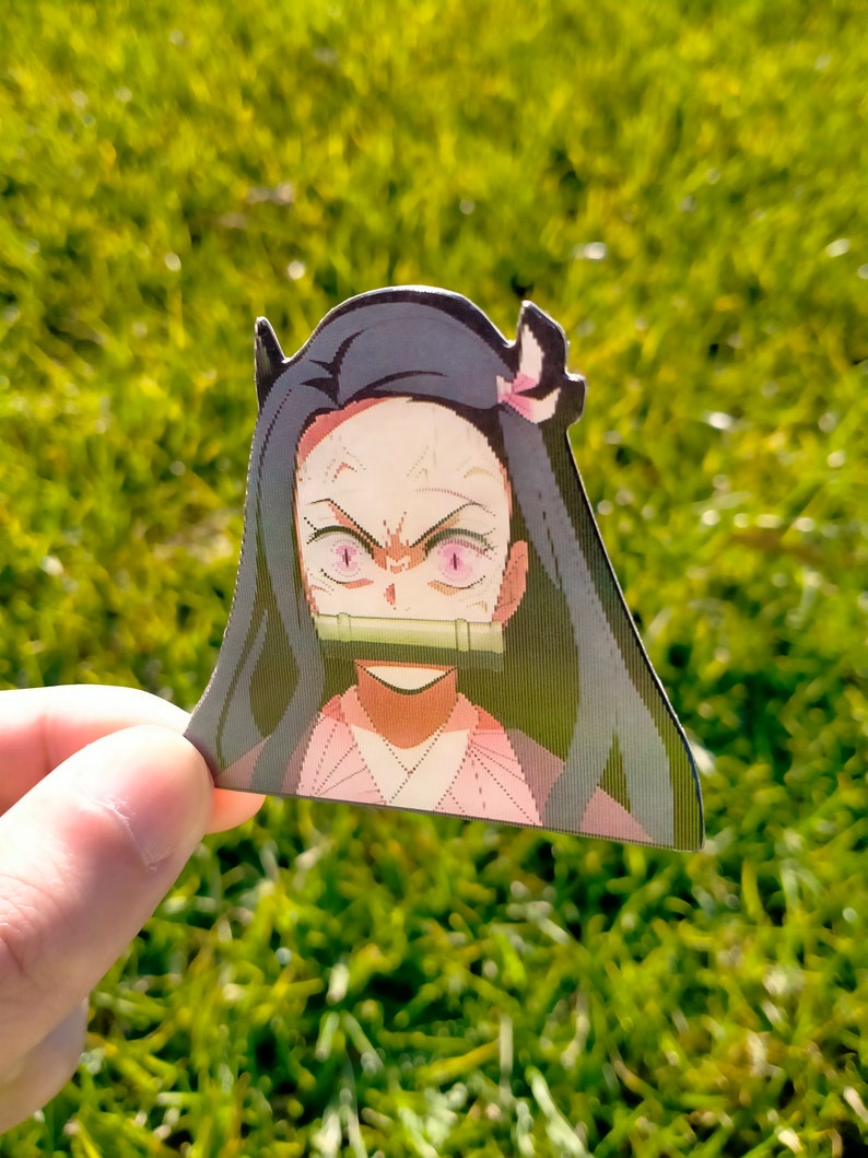Nezuko Demon Slayer Anime Motion Sticker 3D | Laptop, Phone, Journal ...