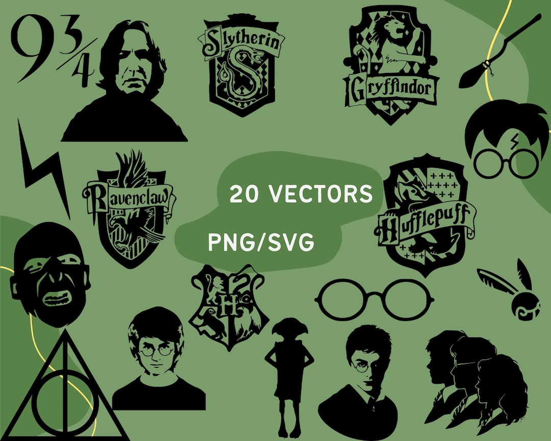 Paquete SVG de la Escuela de Magos, Paquete de Vectores de la Academia ...