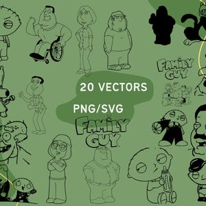 Family Guy Vector Files - Etsy