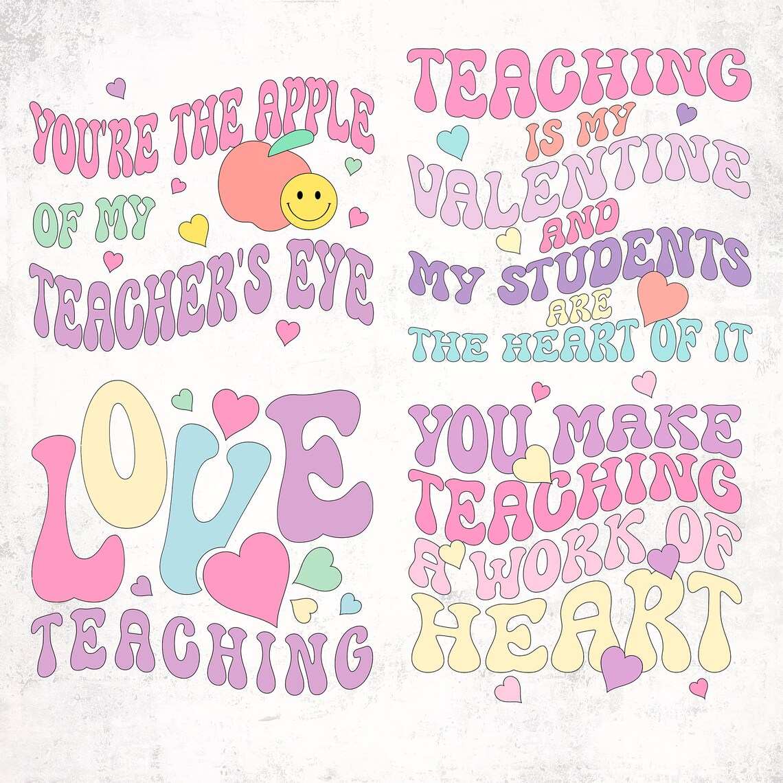 Teacher Valentine Svg Bundle, Teacher Valentine Shirt Svg, Teacher ...