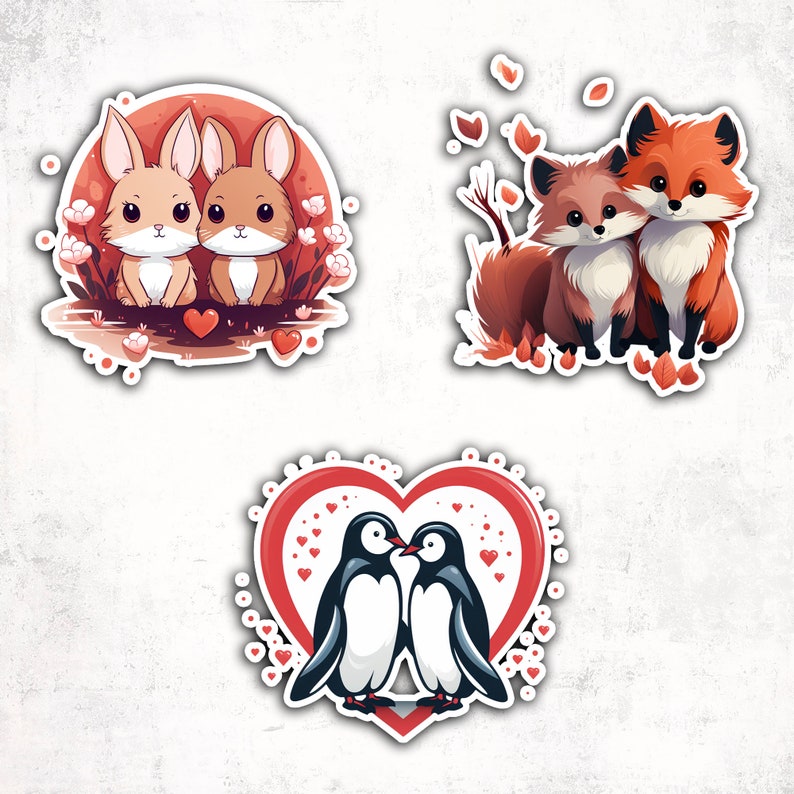 Printable Animal Stickers, Cute Stickers, Cute Animal Stickers ...