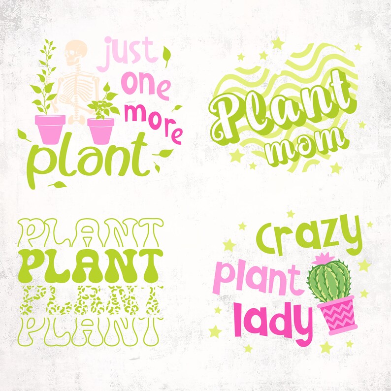 Plant Svg Bundle, Garden Svg Bundle, Plant Lover Svg, Plant Quotes Svg ...