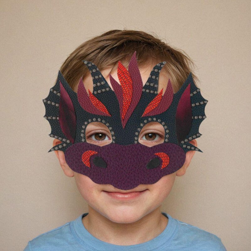 Dragon Paper Mask - Etsy